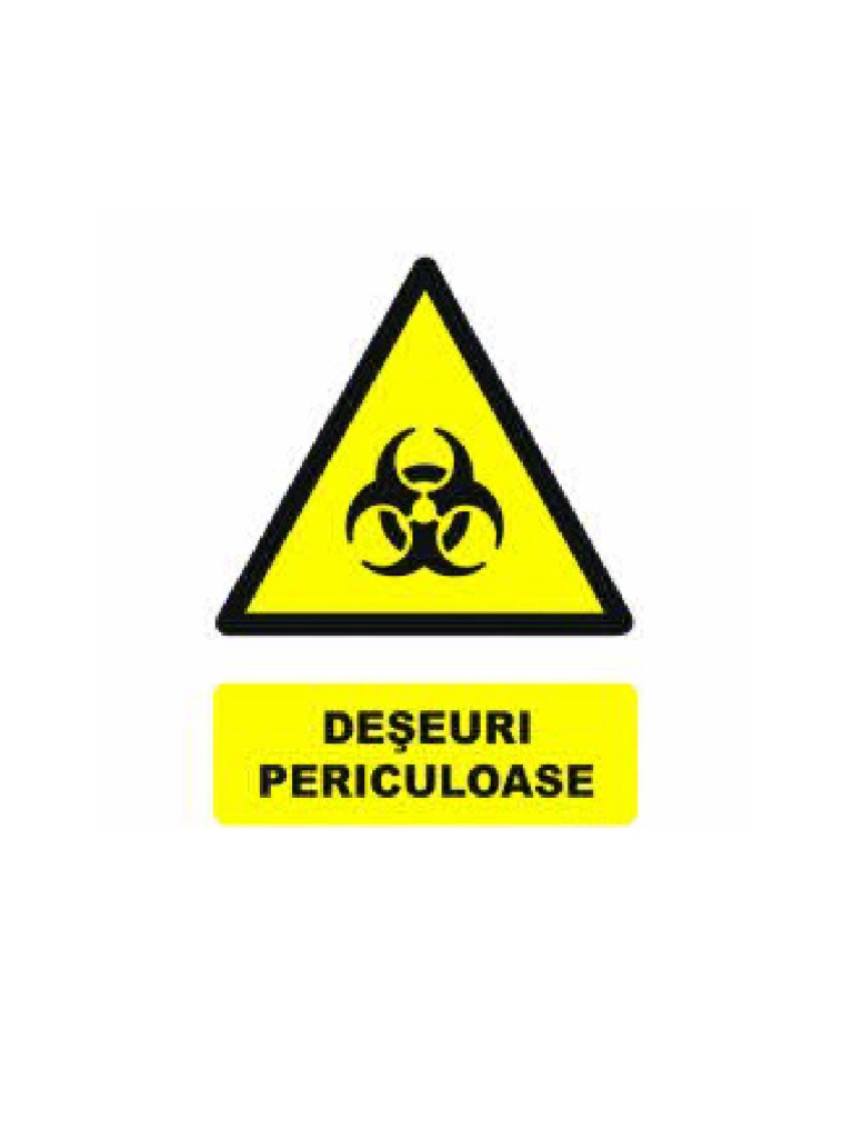 Deseuri Periculoase | PDF