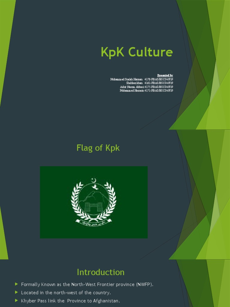 KPK Culture | PDF | Khyber Pakhtunkhwa