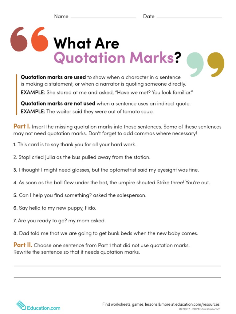 Grammar & Punctuation | PDF | Quotation Mark | Comma
