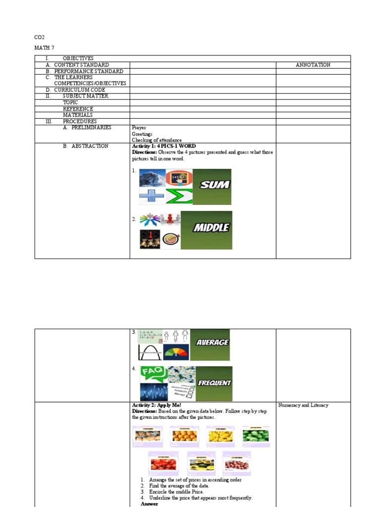 Co2 DLP | PDF | Mean | Mode (Statistics)