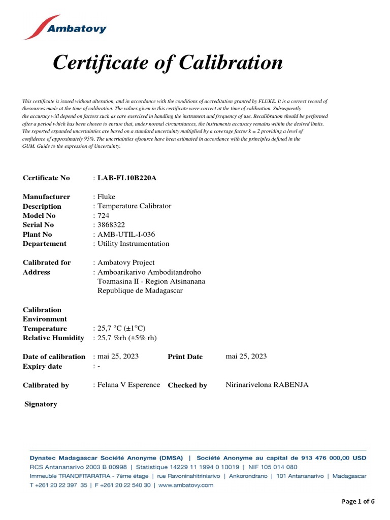 Lab Fl10b220a | PDF | Calibration | Science