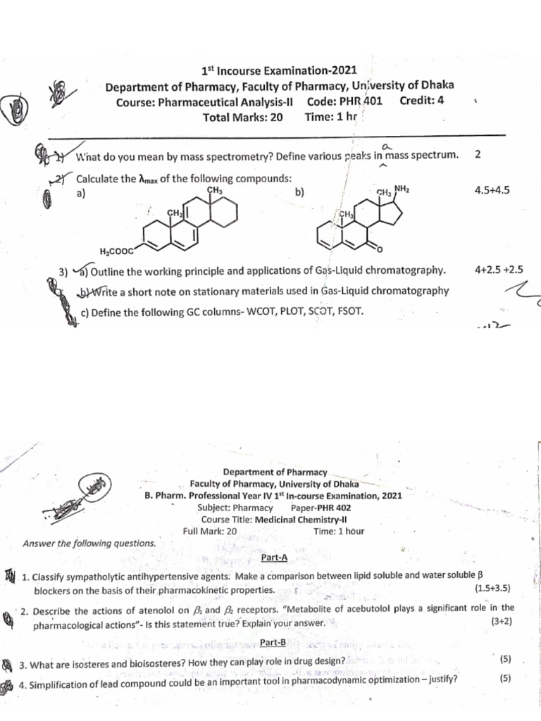 2021 Incourse Questions | PDF