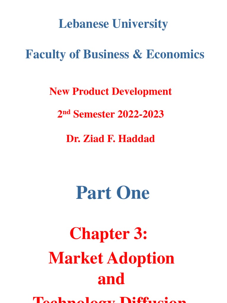 NPD Chapter Three 2023 | PDF | Innovation | Behavior