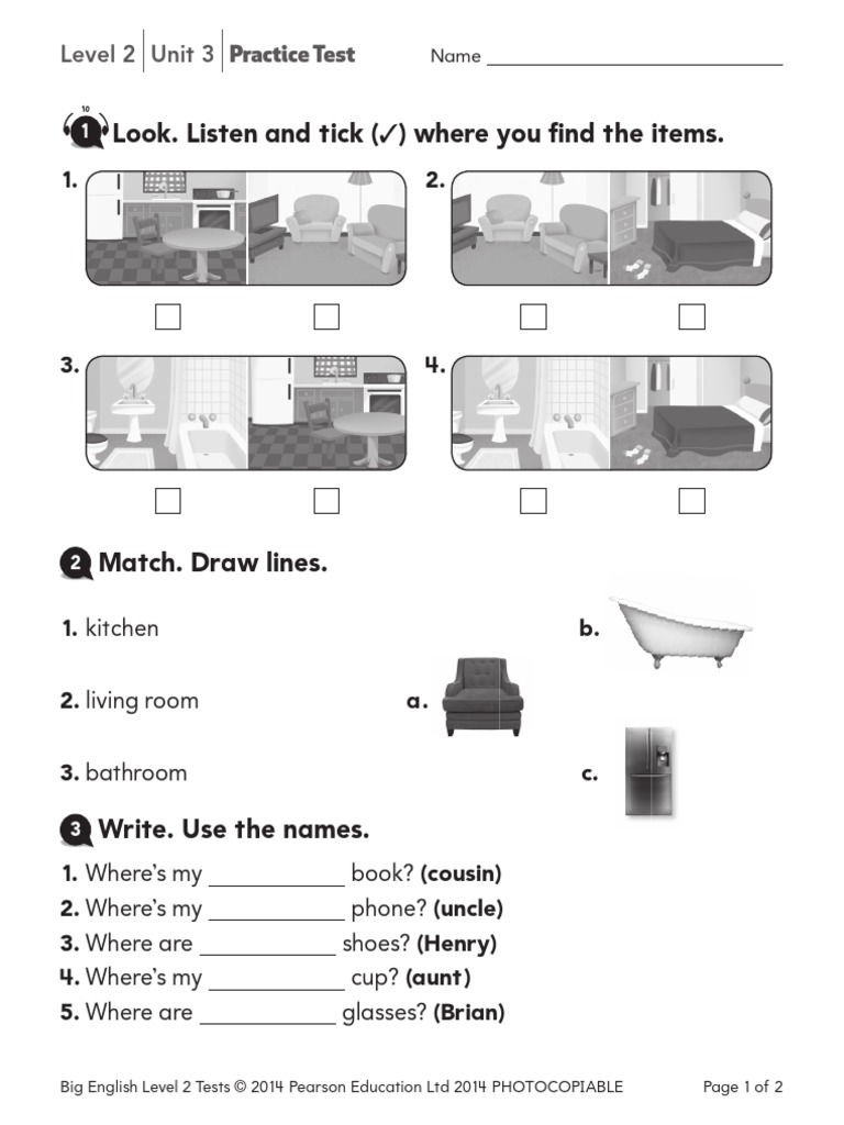 Level 2 Unit 3 Practice Test Guide | PDF | Language Arts & Discipline