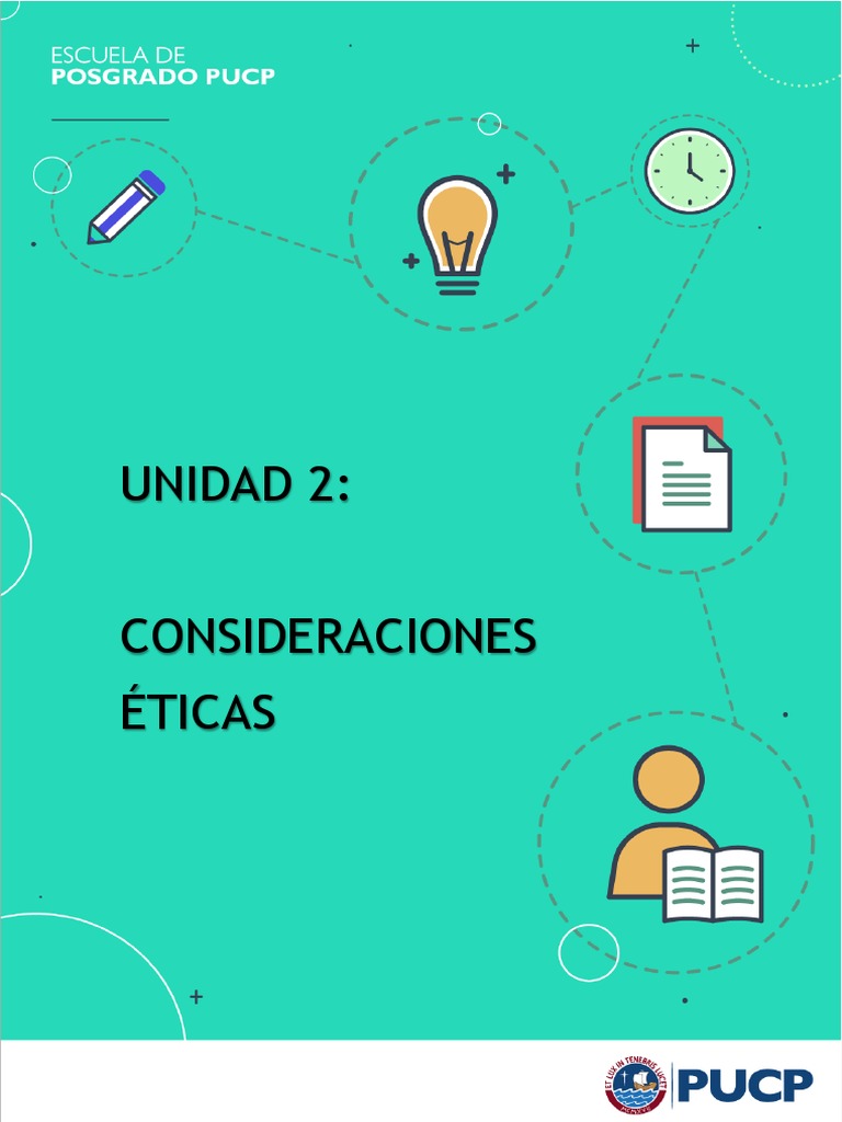 Unidad 2 Consideraciones Eticas | PDF | Consentimiento informado ...