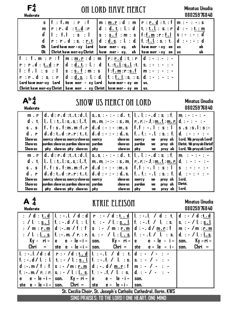 Kyrie by Minatus Unudia | PDF | Christian Worship And Liturgy ...