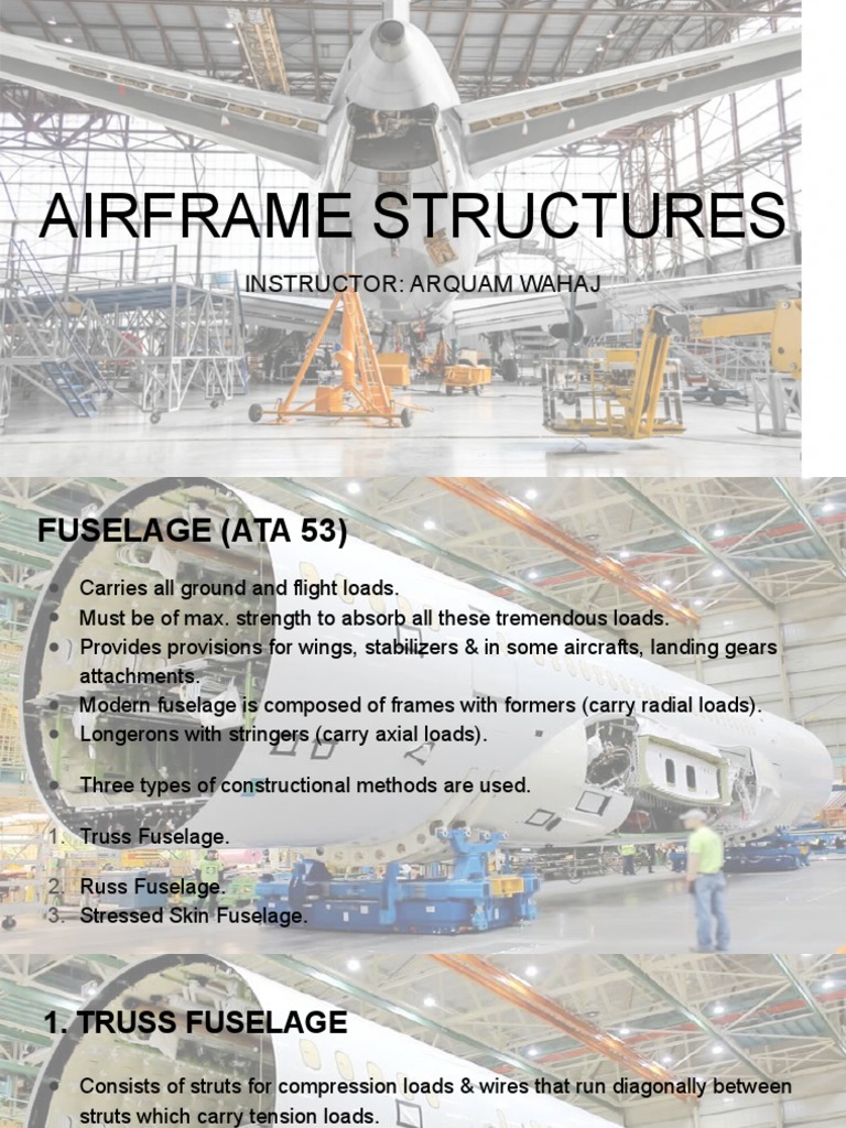 Airframe Structures Pdf Fuselage Aircraft