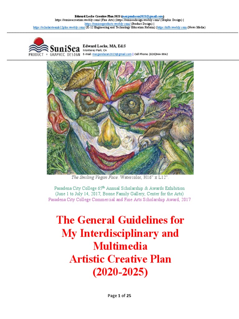 Interdisciplinary Art & Design Plan | PDF | Paintings | Acrylic Paint