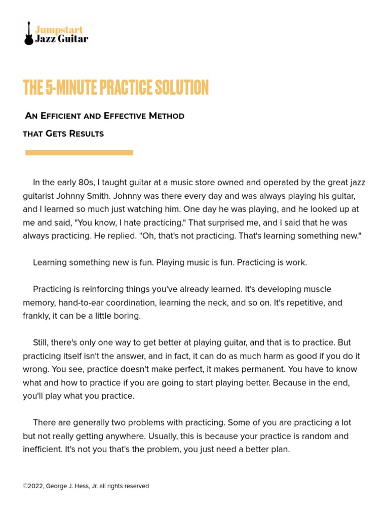 5-Minute Practice Solution | PDF