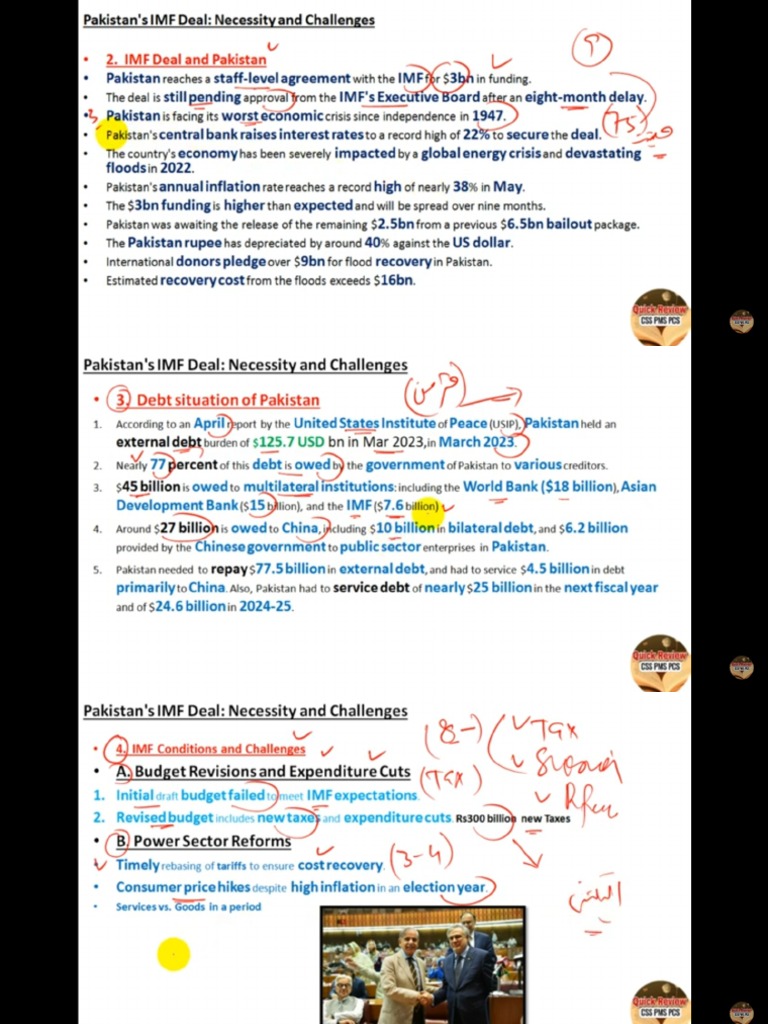 Imf Deal and Its Obligations | PDF