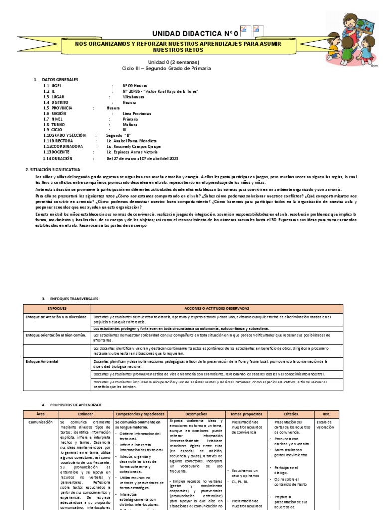 Unidad Mes de Marzo | PDF | Números | Aprendizaje