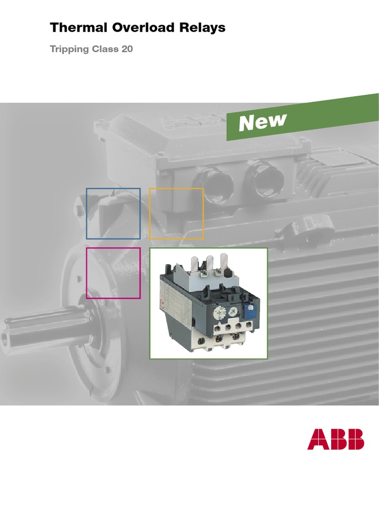 ABB Thermal Overload Relays | Download Free PDF | Relay | Electrical Wiring