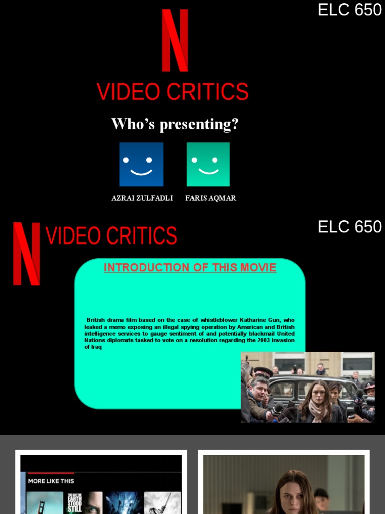 Netflix PPT (1) Azrai and Nas | PDF | Communication | Psychological Concepts