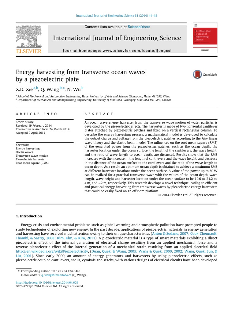 TIDAL Wave Energy | Download Free PDF | Energy Harvesting ...