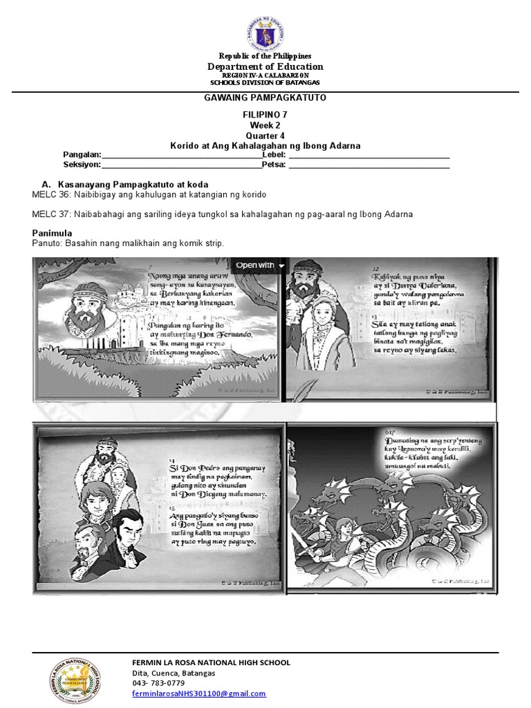 LAS Filipino 7 4th-Quarter Week2 | PDF