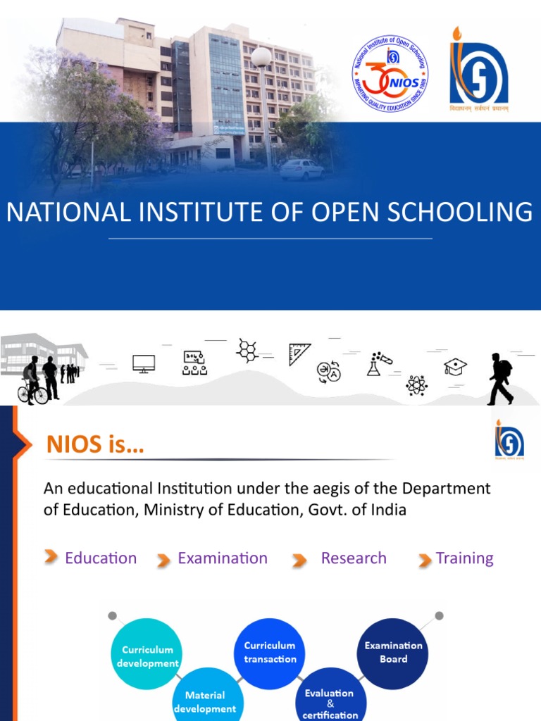 About NIOS For Webinar | PDF | Vocational Education | Educational Stages