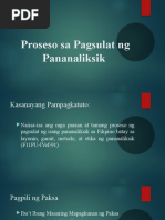 Pagbasa at Pagsusuri Proseso Sa Pagsulat NG Pananaliksik | PDF