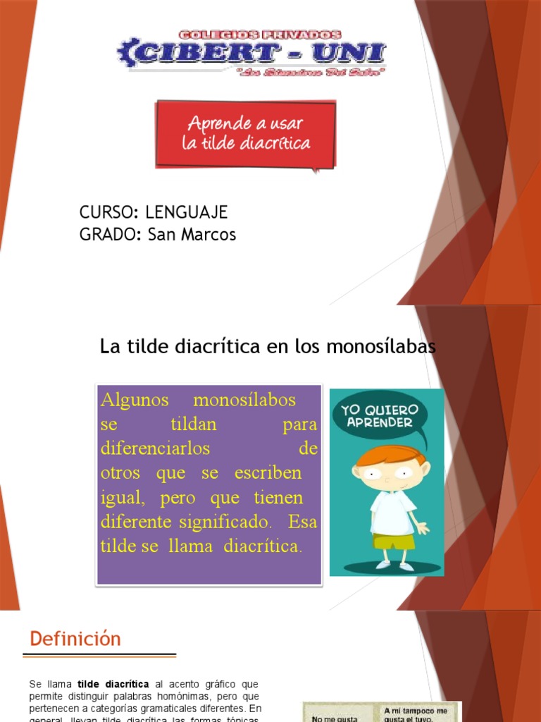 Tilde Diacrítica en Monosílabos | PDF | Morfología Lingüística | Sintaxis