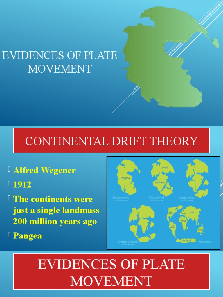 Evidences of Plate Movement | PDF