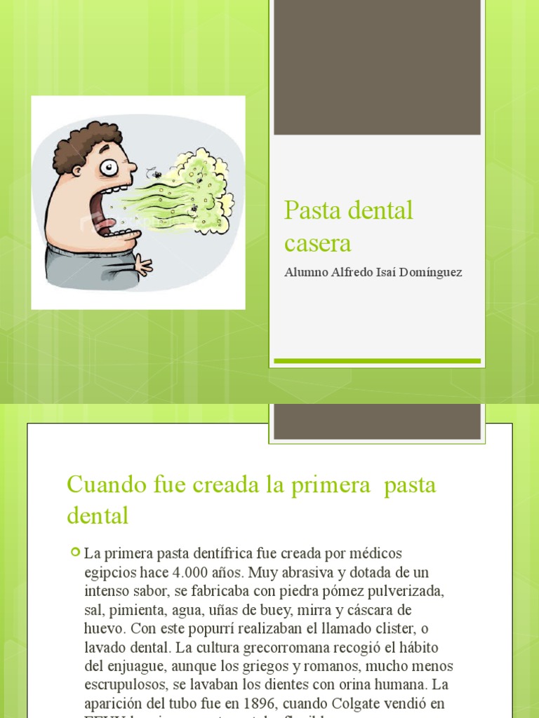 Pasta Dental Casera | PDF
