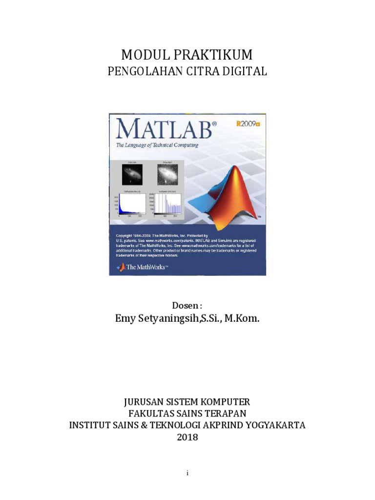 Modul Praktikum Pengolahan Citra-Emy S | PDF