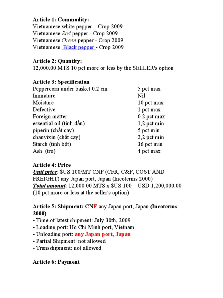 Chapter 5 - EXPORT CONTRACT - Pepper | PDF | Business Law | Private Law