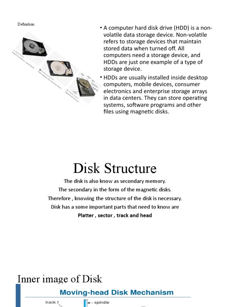 Disk Structure-Unit6 - 1 | PDF | Solid State Drive | Hard Disk Drive
