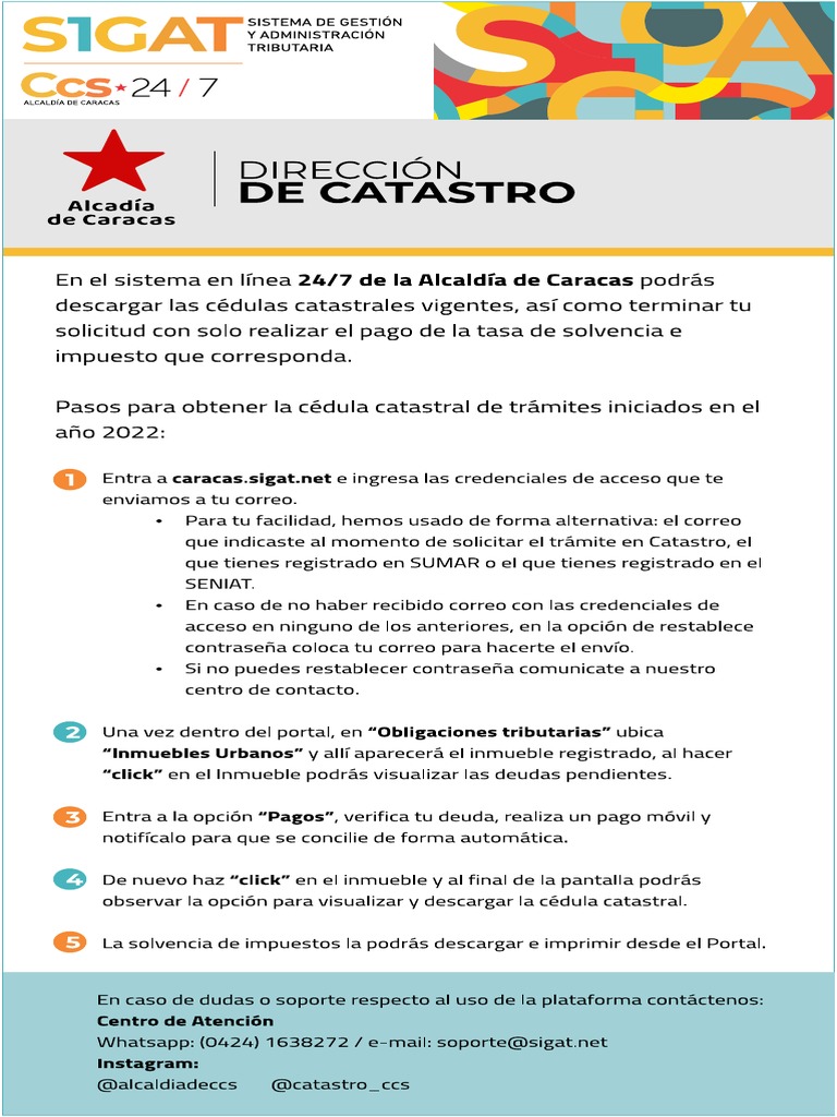 Sigat Paso A Paso - Catastro | PDF