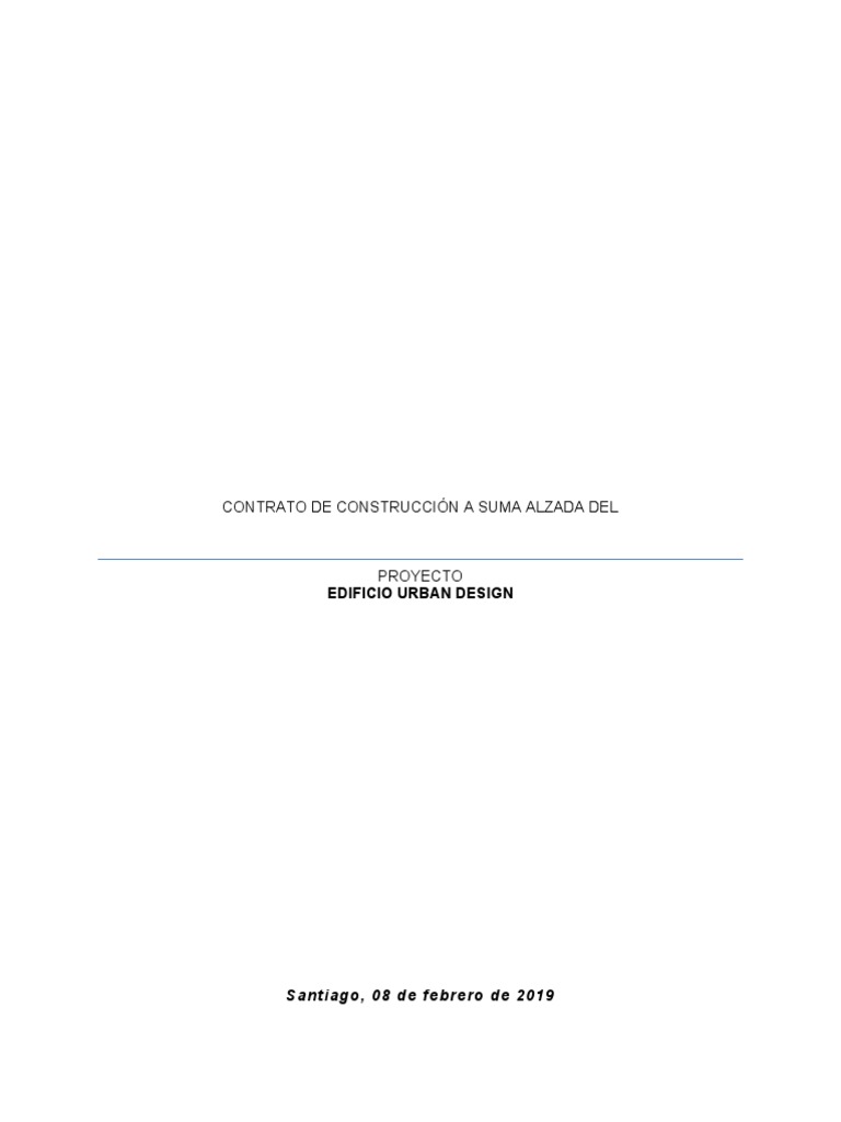 Contrato 1 - Contrato de Construcción | PDF | Presupuesto | Outsourcing