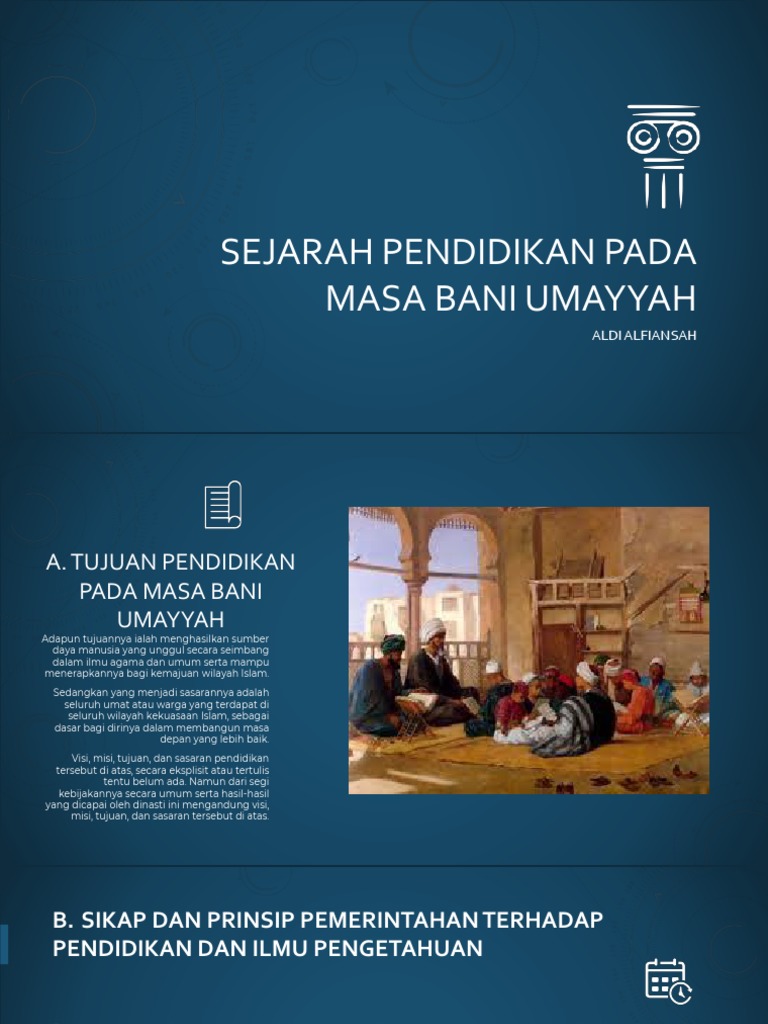 Sejarah Pendidikan Pada Masa Bani Umayyah | PDF Sejarah Pendidikan Pada Masa Bani Umayyah | PDF