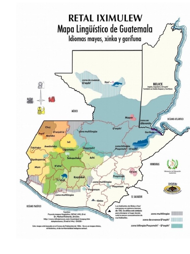 Mapa Linguistico de Guatemala | PDF