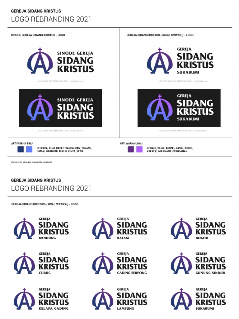 Logo GSK & Sinode GSK (Rebranding 2021) - Presentation | PDF