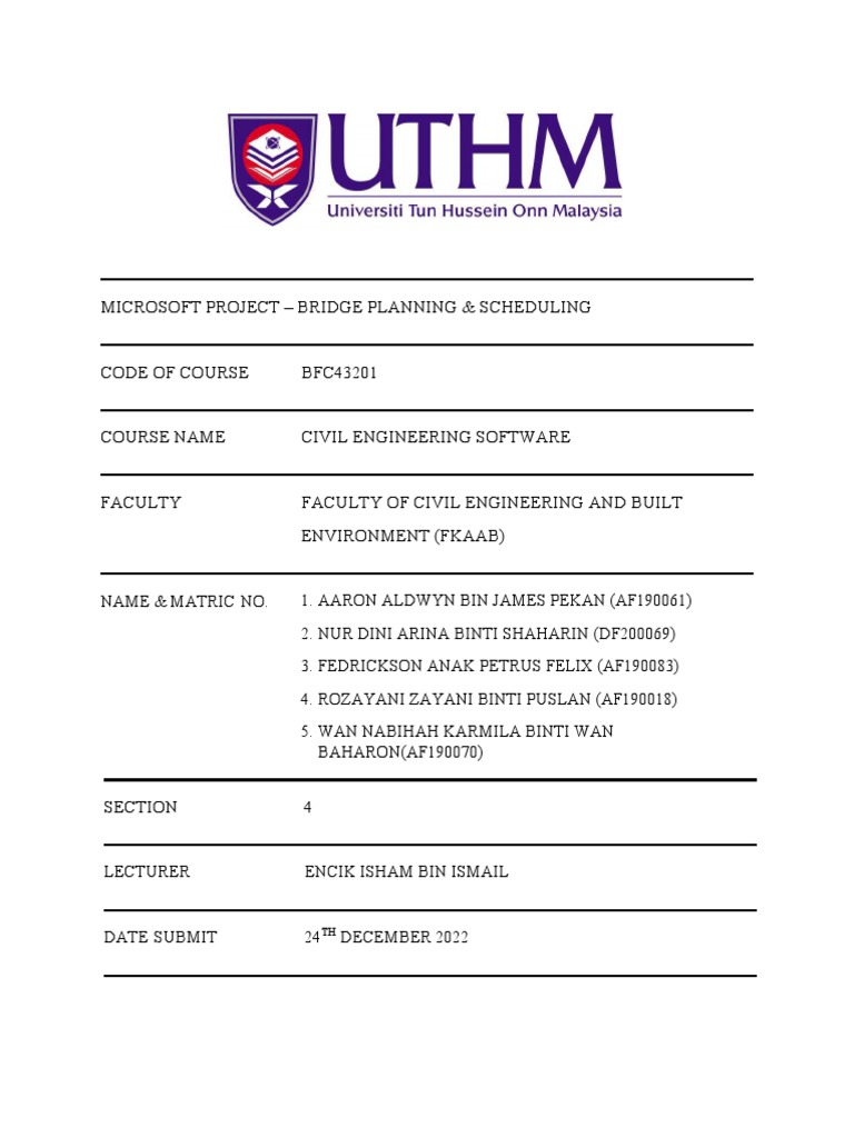 Group6 Microsoftproject | PDF | Project Management | Business