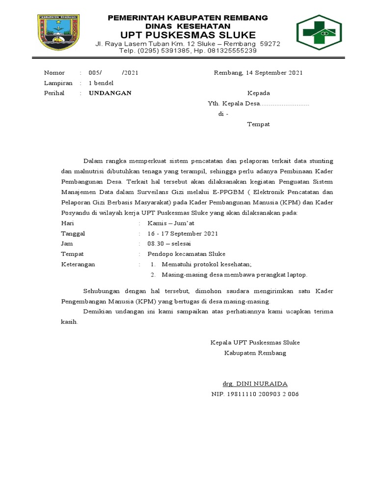 Undangan KPM | PDF