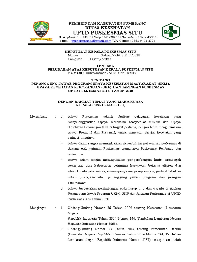 2.3.1.2 SK PJ UKM Dan UKP 2020 | PDF