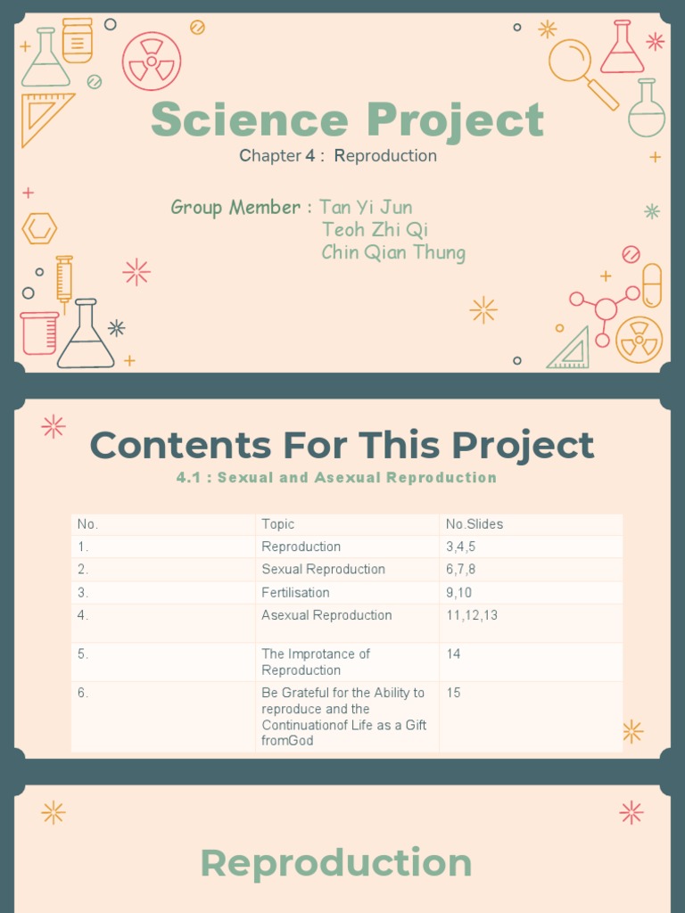TYJ TZQ CQT K1E Science Project | PDF | Sexual Reproduction | Reproduction