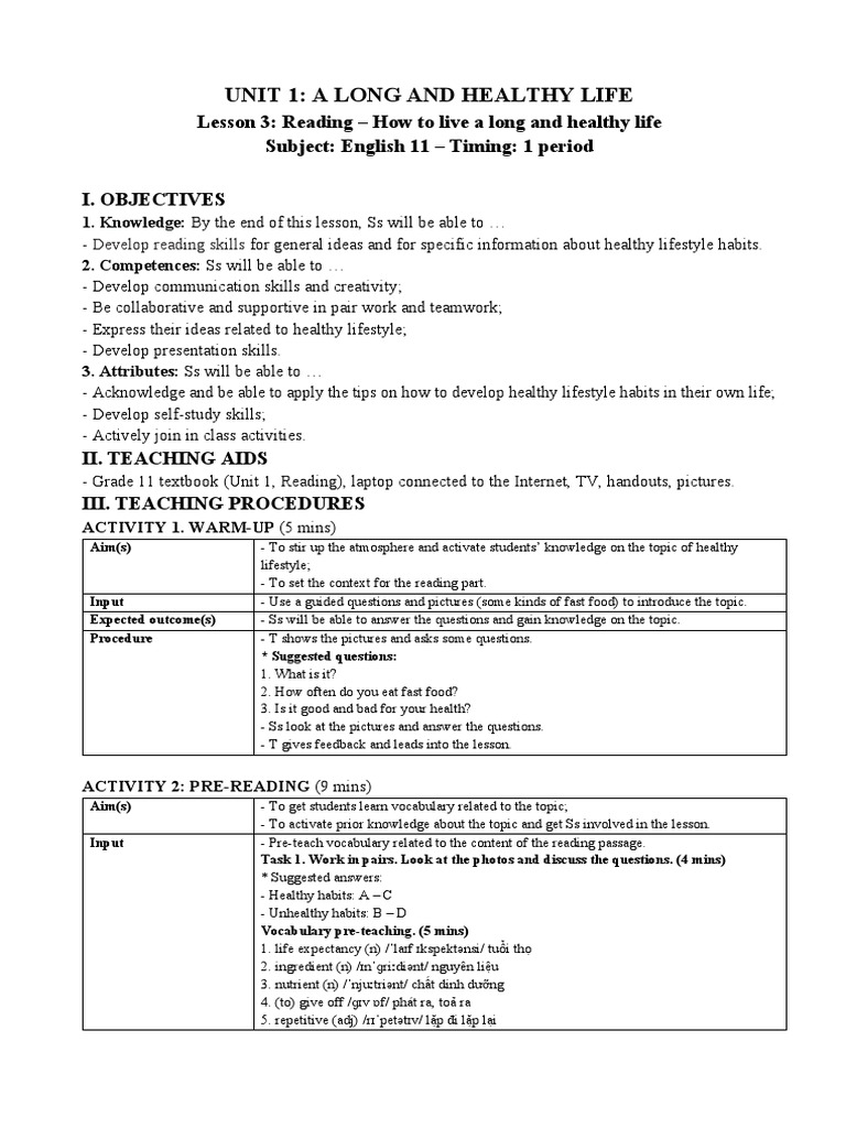 Unit 1 - READING | PDF | Vocabulary | Information