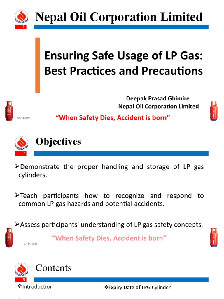 Lp Gas Safety Nepal Oil Corporation | PDF | Liquefied Petroleum Gas ...