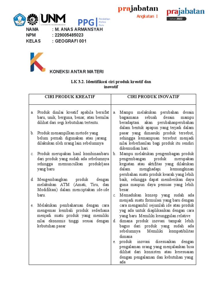 Koneksi Antar Materi Kwu t3 | PDF | Komputer