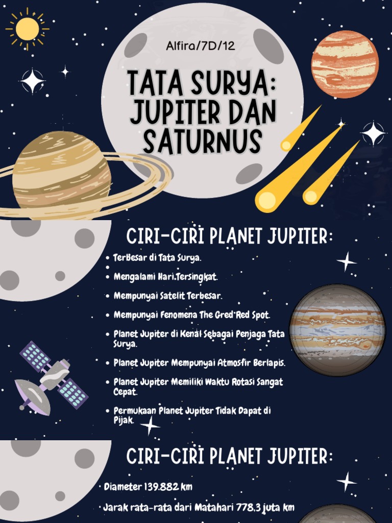 Tata Surya Jupiter Dan Saturnus | PDF