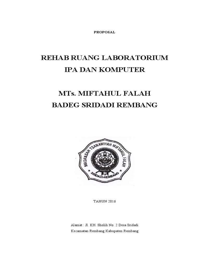Proposal RKB 2016 | PDF
