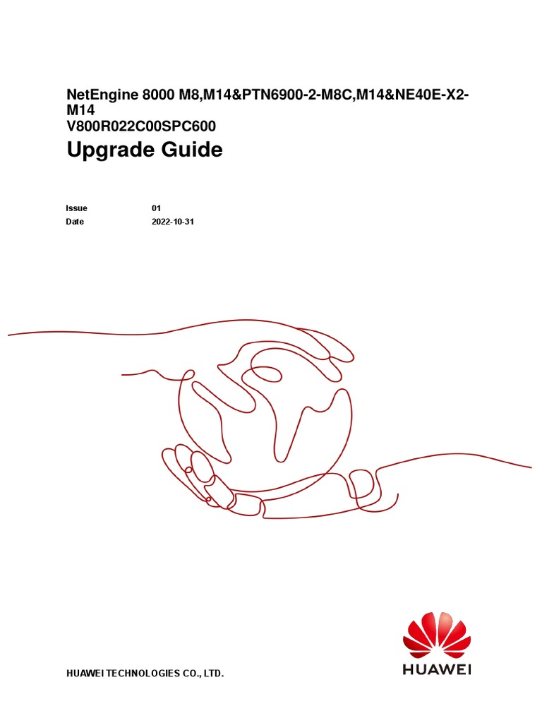 M8 V800R022C00SPC600 Upgrade Guide | PDF | Password | Software