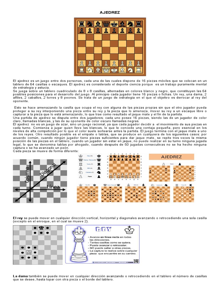 A Ajedrez 1 | Descargar gratis PDF | Ajedrez | Estrategia de ajedrez