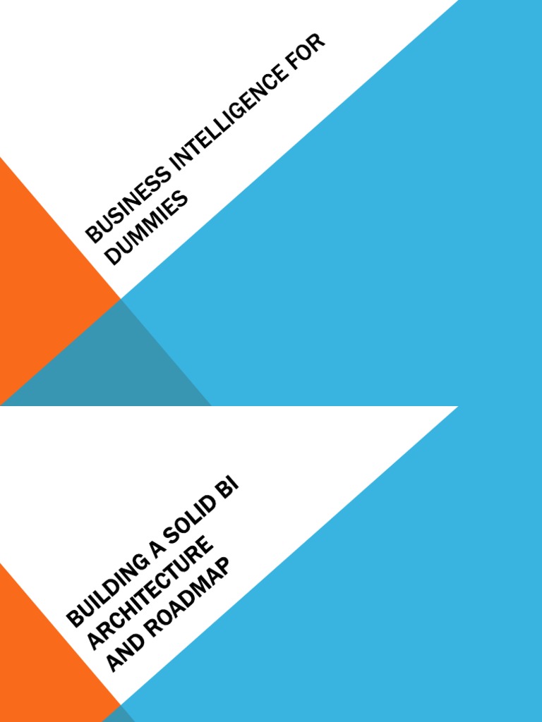Business Intelligence For Dummies - Compress | PDF | Business Intelligence | Information ...