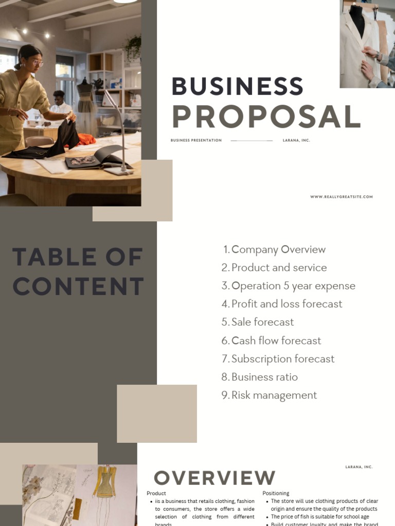 Proposal Compressed | PDF | Retail | Inventory