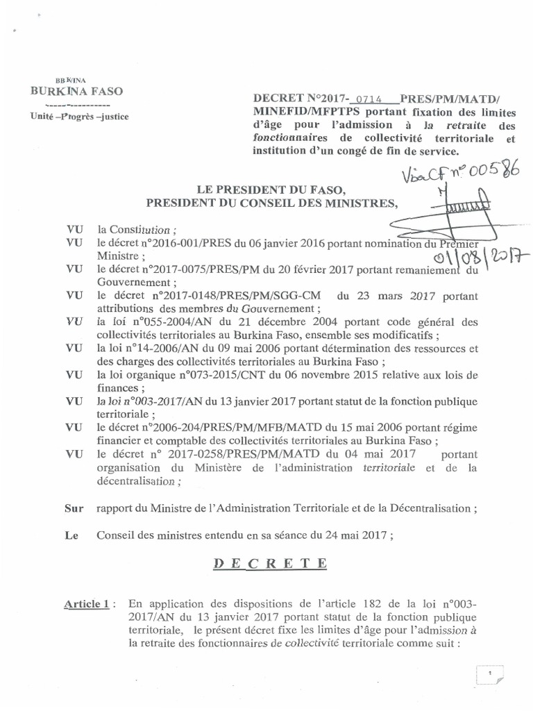 Limites d'âge pour la retraite 2023 | PDF | Gouvernance | France