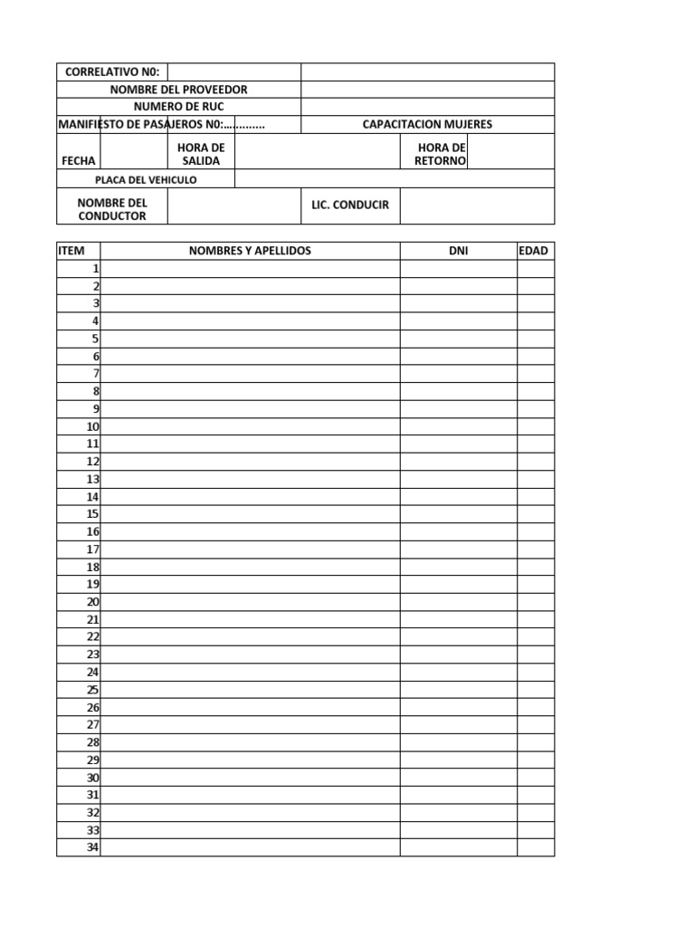 Formato Colectivo | PDF