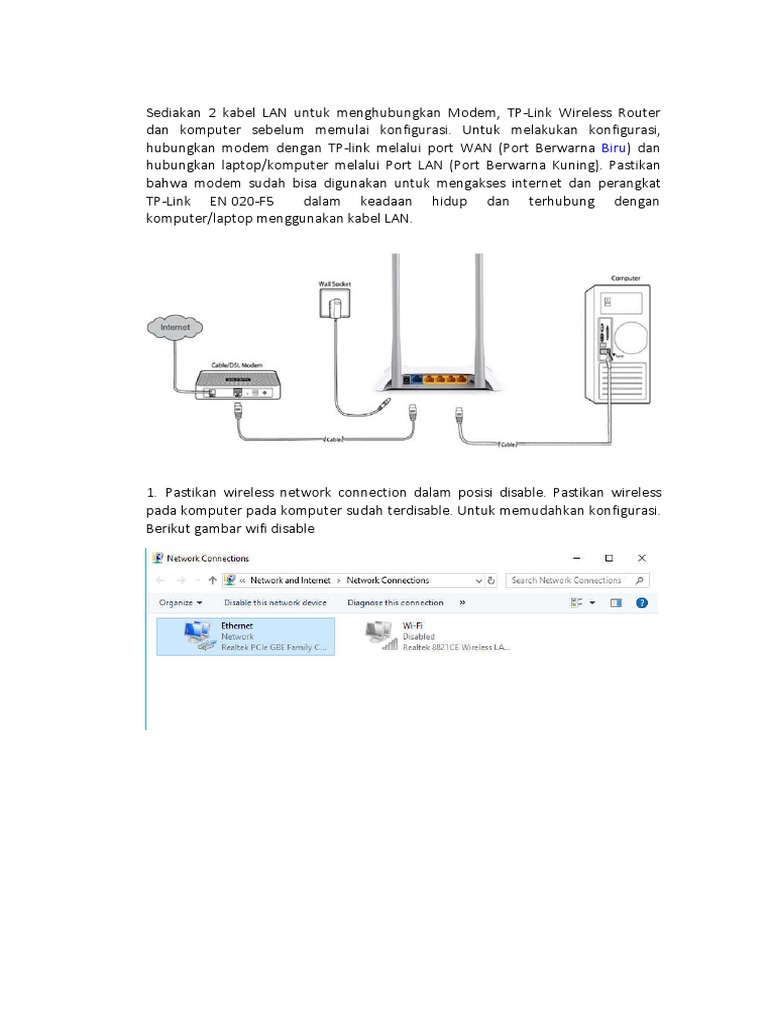 Sop TP Link En020 f5 | PDF