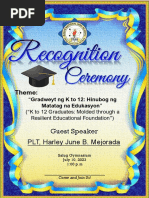 EMCEE Script For Culmination Program | PDF | Literacy | Communication