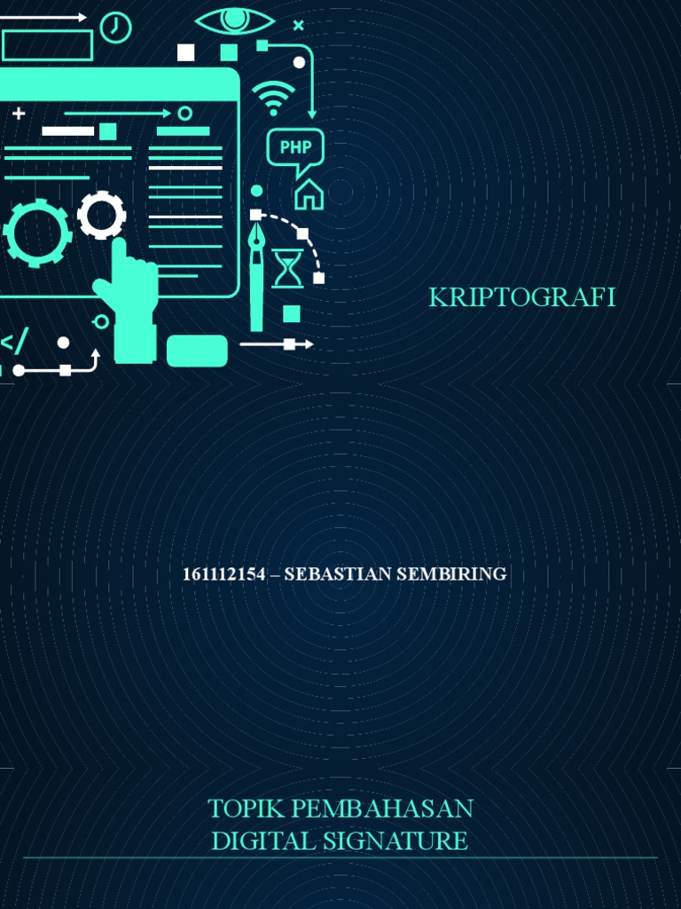Kriptografi DigitalSignature | PDF